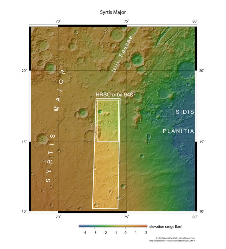 Syrtis Major balayé par les vents - APM – Association Planète Mars