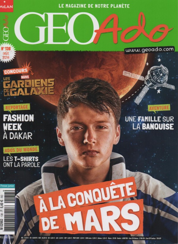 A la conquête de Mars dans GEO Ado - APM – Association Planète Mars
