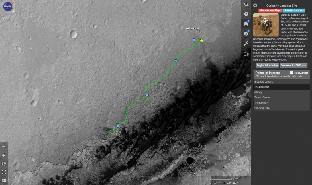 Cartographie Mars Trek - APM – Association Planète Mars